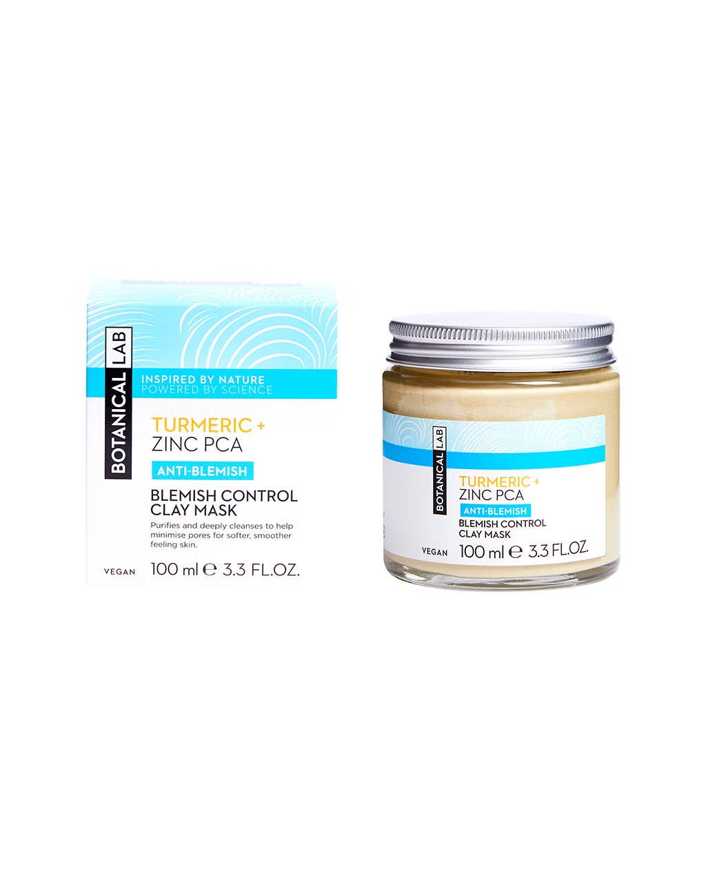 Botanical Lab Turmeric + Zinc Pca Blemish Control Clay Mask 100ml ...